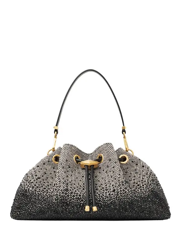 JIMMY CHOO Bon Bon East-west Bucket Bag - Black
