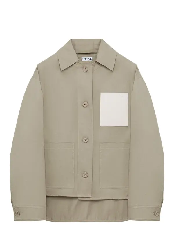 Loewe Cotton Workwear Jacket - Green