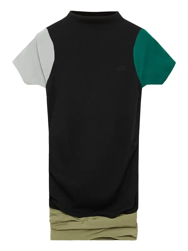 Loewe Ruched High-neck Top - Black