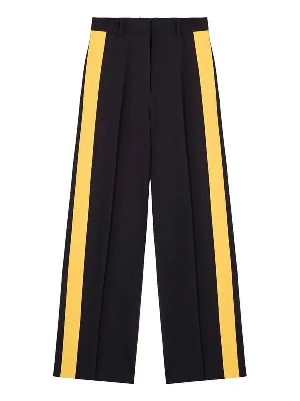 Loewe Tape-trim Tailored Trousers - Navy