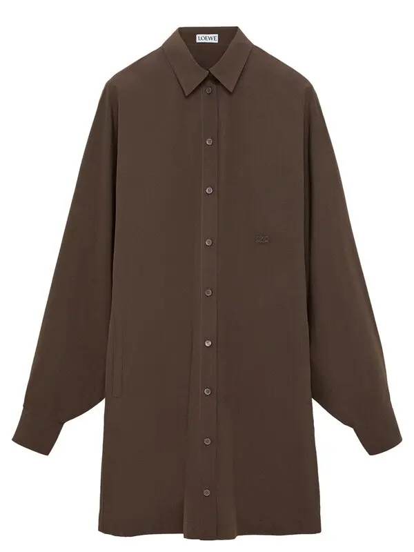 Loewe Shirt Dress - Brown