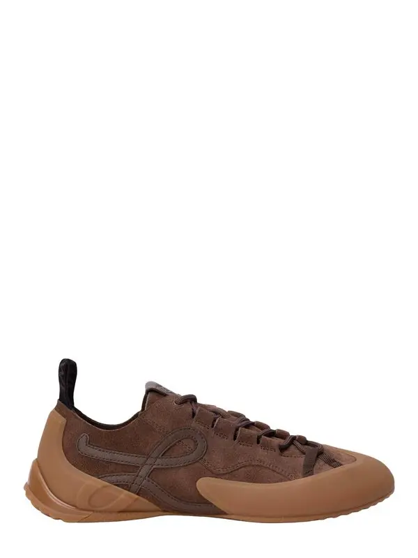 Loewe Suede Grip Sneakers - Beige