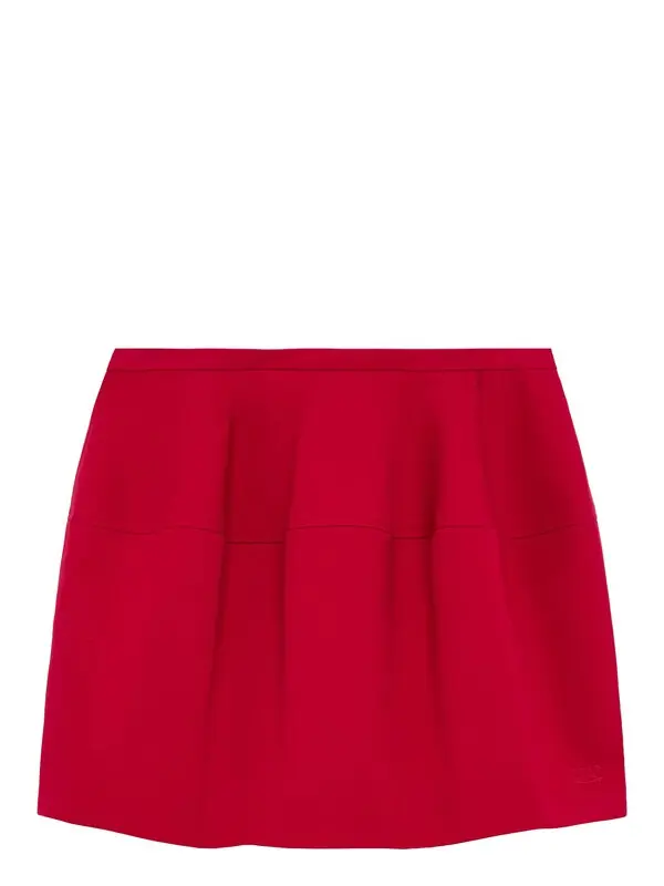 Loewe Cotton-silk Balloon Mini Skirt - Red