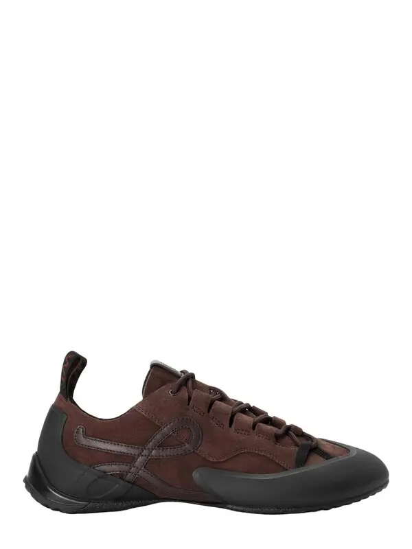 Loewe Suede Grip Sneakers - Brown