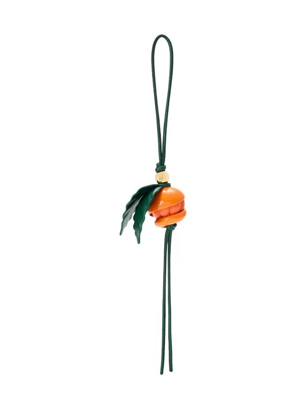 Loewe Leather Peeling Charm - Orange
