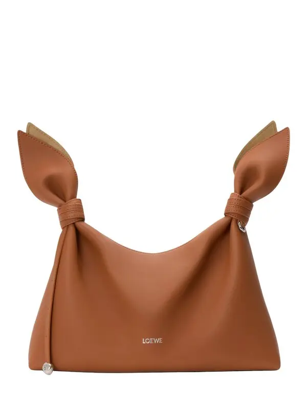 Loewe Medium Leather Scarf Shoulder Bag - Brown