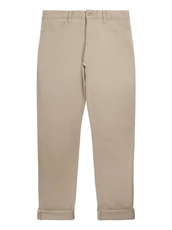 Vince Stretch-cotton Twill Dylan Trousers - Brown