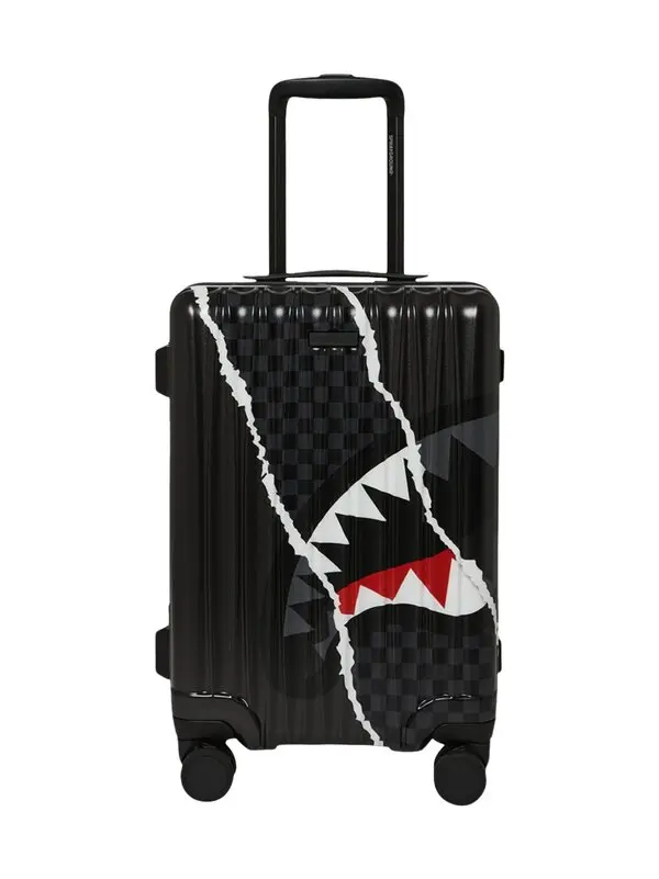 SPRAYGROUND Centre Rip Revealing Hard Cabin Suitcase - Grey