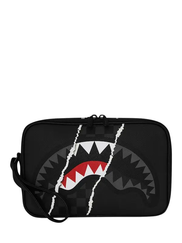SPRAYGROUND Centre Rip Revealing Toiletries Bag - Grey