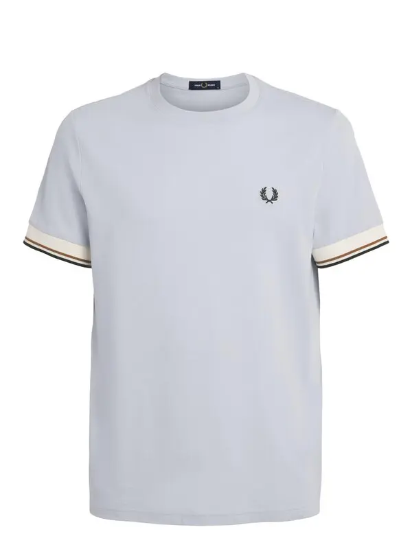 Fred Perry Cotton Twin Tipped T-shirt - Blue