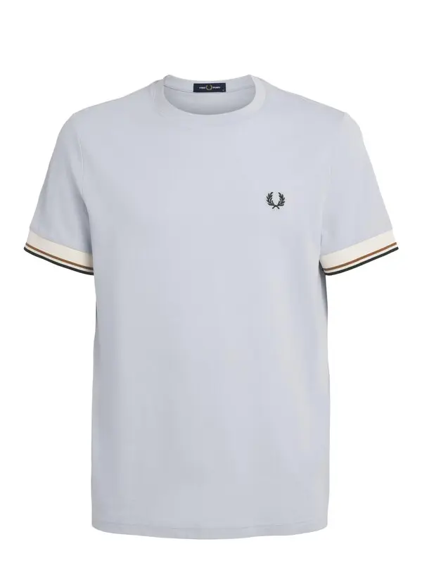 Fred Perry Cotton Twin Tipped T-shirt - Blue