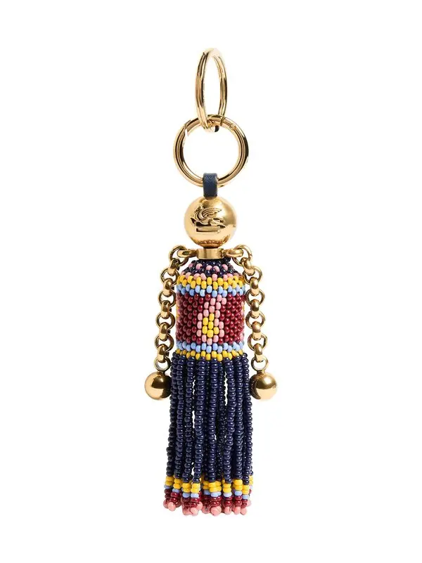 Etro Doll Charm Keyring - Blue