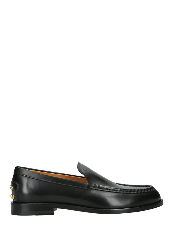 TOD'S Calfskin Loafers - Black