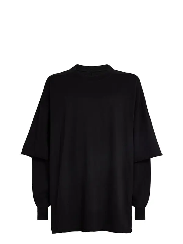 Rick Owens Oversized Tommy Hustler Hoodie - Black