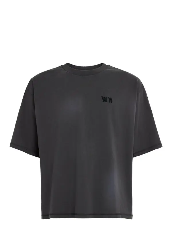 WON HUNDRED Cotton Houston T-shirt - Grey