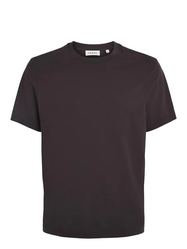 FRAME Cotton T-shirt - Brown