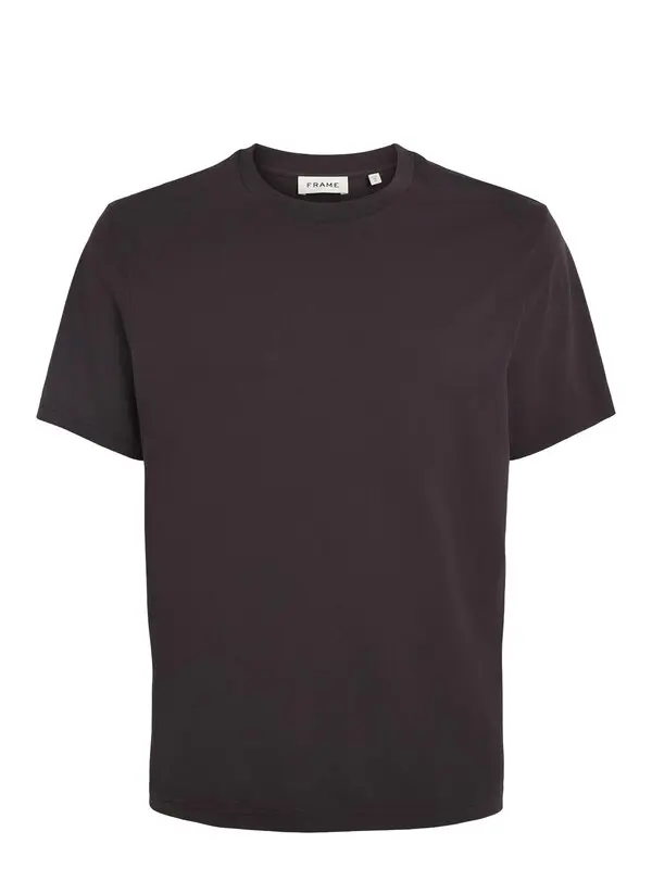 FRAME Cotton T-shirt - Brown