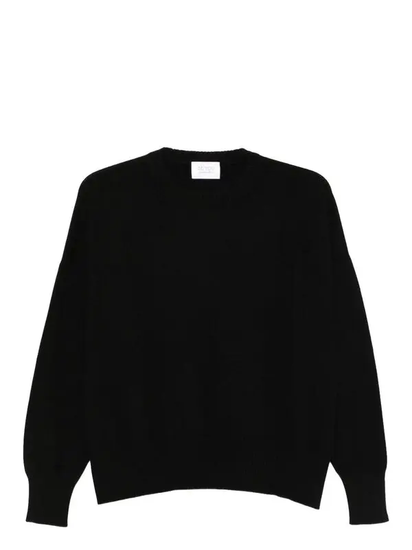 BEYOU Cashmere Crewneck Sweater - Black