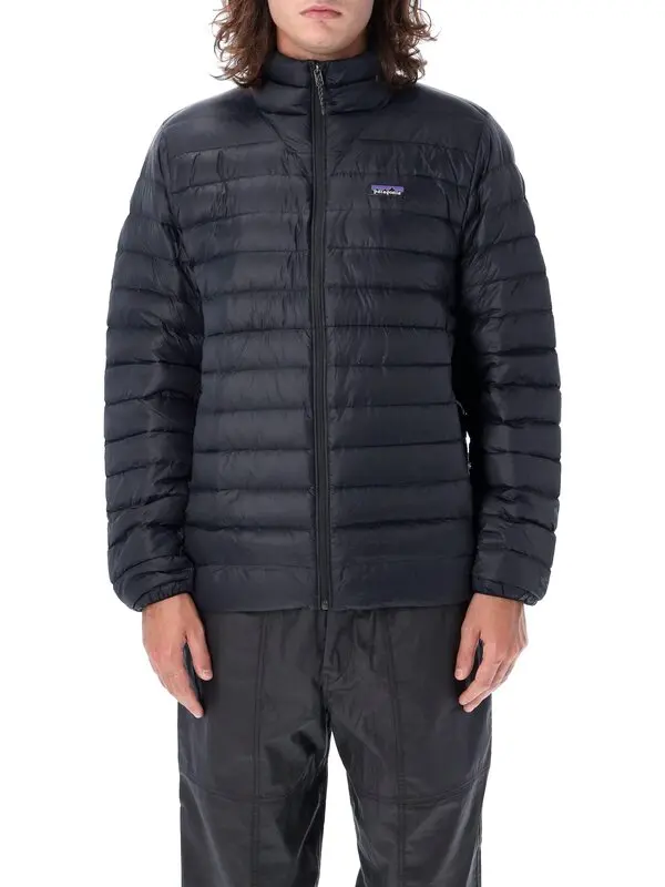 Patagonia Down Sweater Jacket In Recycled Ripstop Nylon With 800-fill Goose Down - Nero