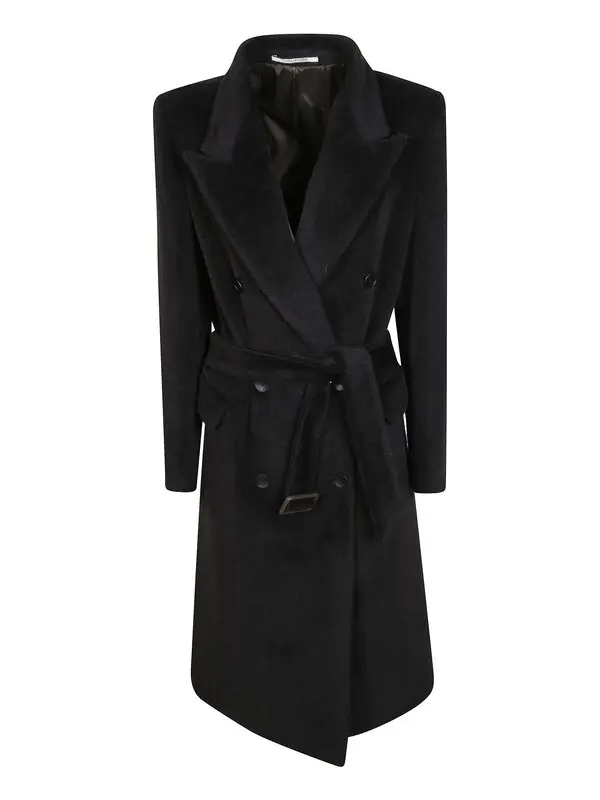 Tagliatore Lined Wool Overcoat - Marrone
