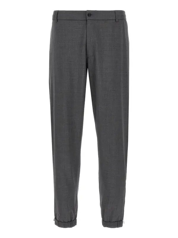 Moncler Style Trousers - Blue