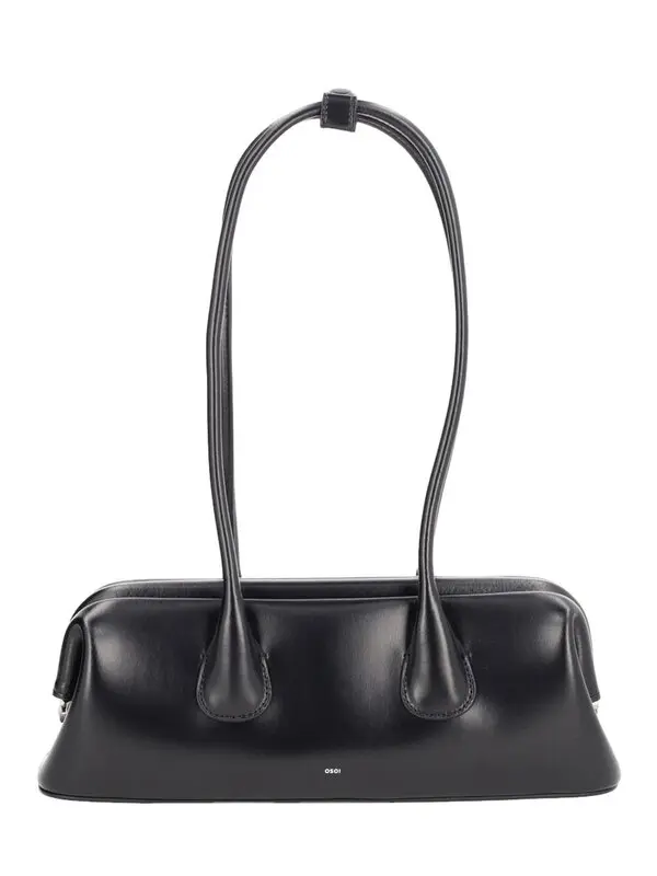 OSOI Mini Boat Wide Shoulder Bag - Black