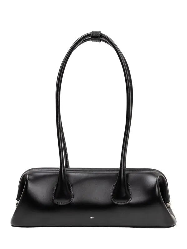 OSOI Mini Boat Wide Shoulder Bag - Black
