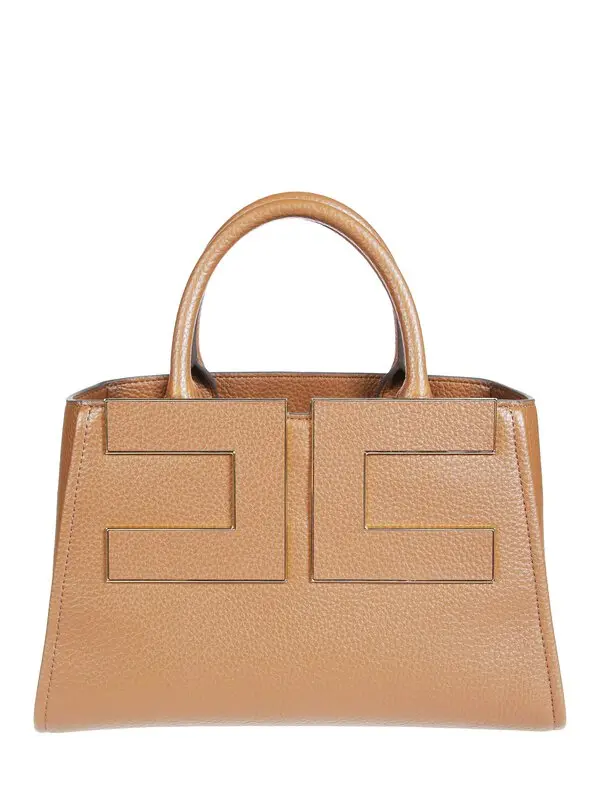 Elisabetta Franchi Handheld Shoulder Bag - Marrone