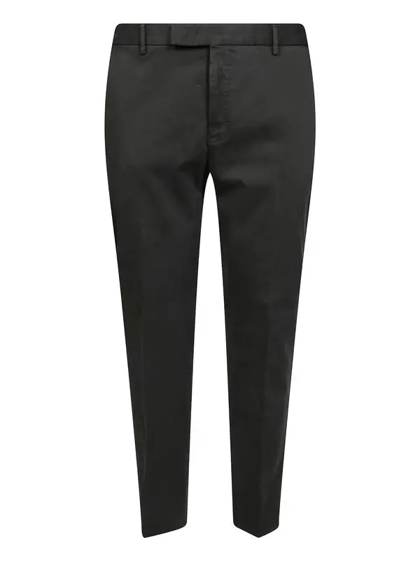 PTO1 Stretch Cotton Trousers - Marrone