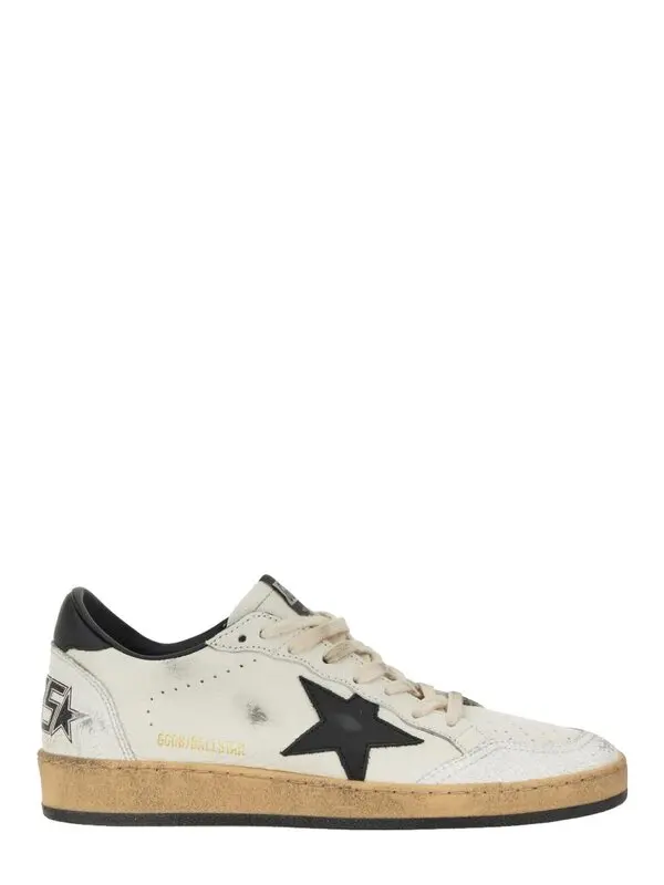 GOLDEN GOOSE Ballstar Nappa Upper Sneakers - Whiteblack