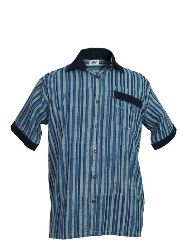 JIWYA Neel Striped Shirt - Blue