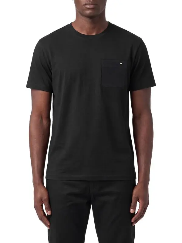 Valentino Garavani Vlogo Cotton T-shirt - Black