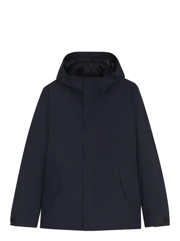 BOSS Hooded Casual Waterproof Jacket - Dark Blue