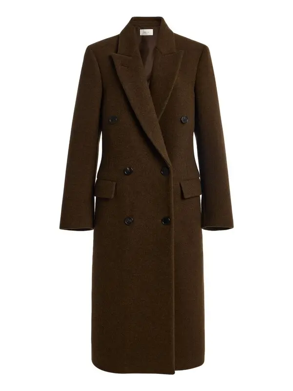 THE ROW Bamira Wool Coat - Brown