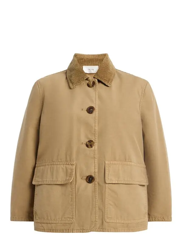 THE ROW Benka Cotton Canvas Jacket - Neutral