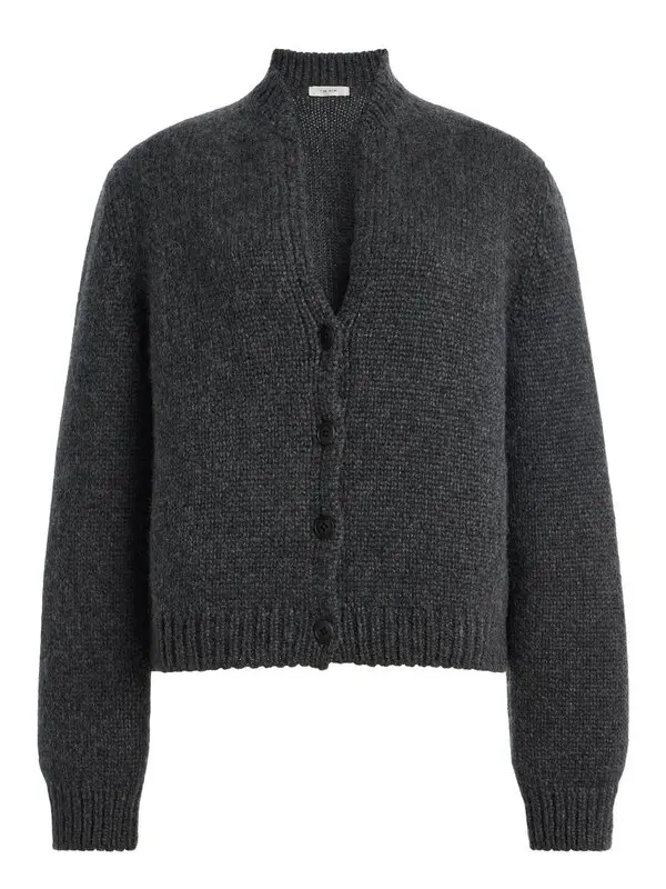 THE ROW Pynta Cashmere Cardigan - Grey