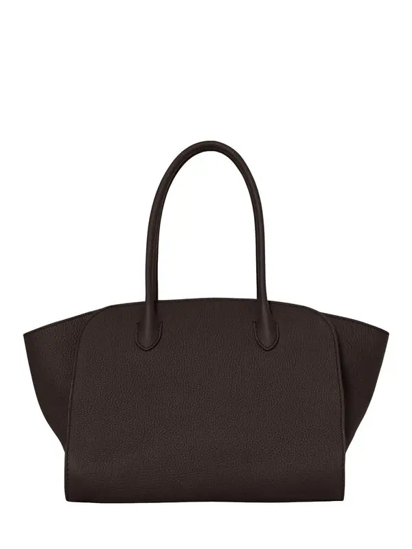 THE ROW Marlo Leather Tote Bag - Brown