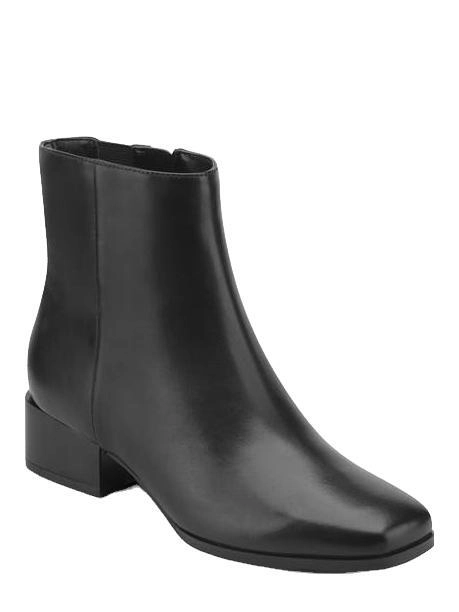 Easy Spirit Sidney Leather Ankle Boot - Black