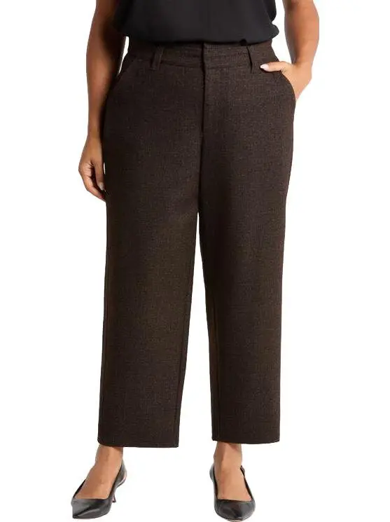 Wit & Wisdom Teagan Sky Rise Ankle Pants - Cold Brew