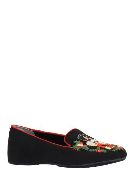 J. Reneé Nussknacker Graphic Loafer - Black