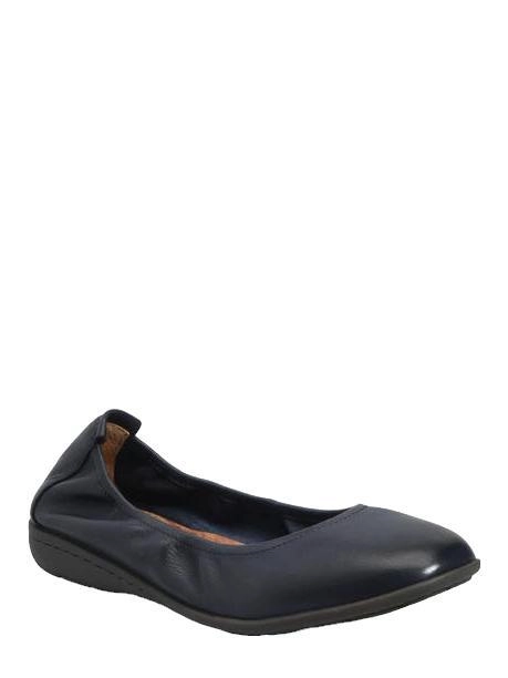 BØRN Felicity Leather Flat - Navy Leather