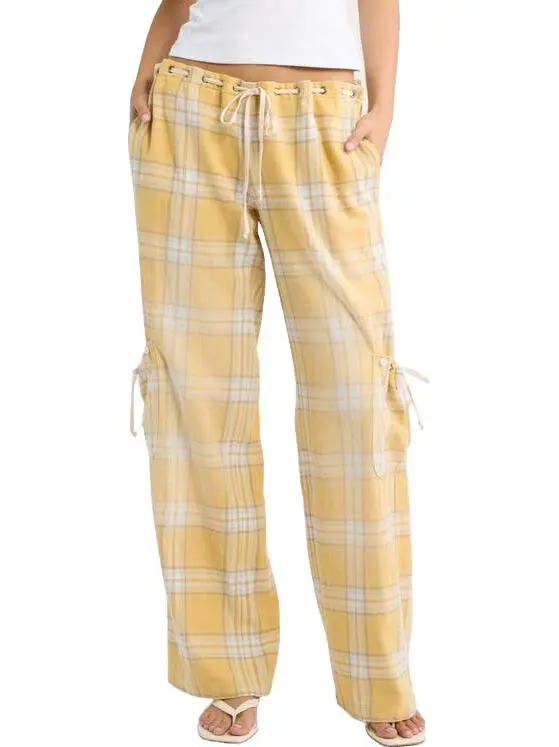 JADED LONDON Low Rise Check Trousers - Multi