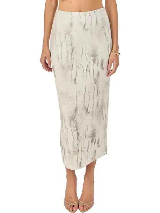 Endless Rose High Waist Maxi Skirt - Sand