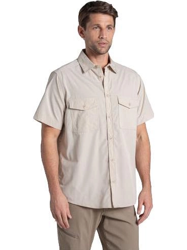 CRAGHOPPERS Kiwi Ii Short-sleeved Shirt - Oatmeal