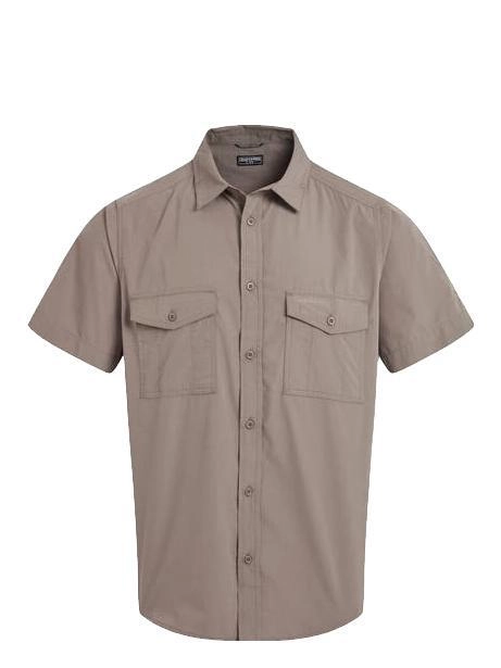 CRAGHOPPERS Kiwi Ii Short-sleeved Shirt - Pebble