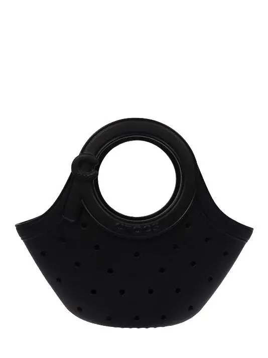 CROCS Medium Eva Tote Bag With Round Handle & Soft Touch Buckle - Black