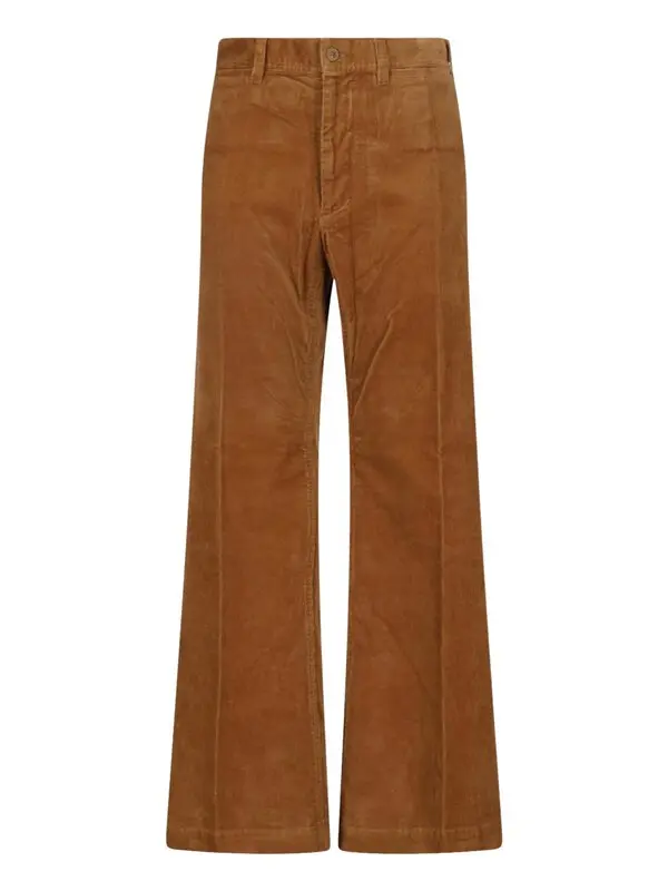 Polo Ralph Lauren Bootcut Velvet Pants - Brown