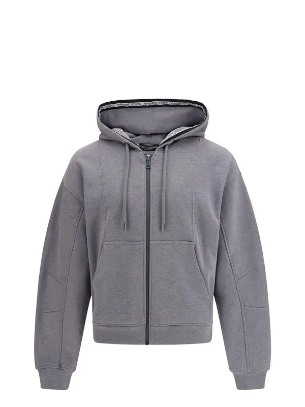 Dolce & Gabbana Cotton Hoodie - Grey