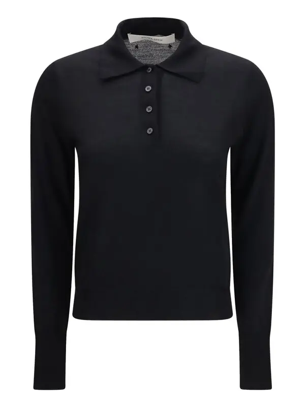 GOLDEN GOOSE Ong Seeve Merino Woo Poo Femae - Black