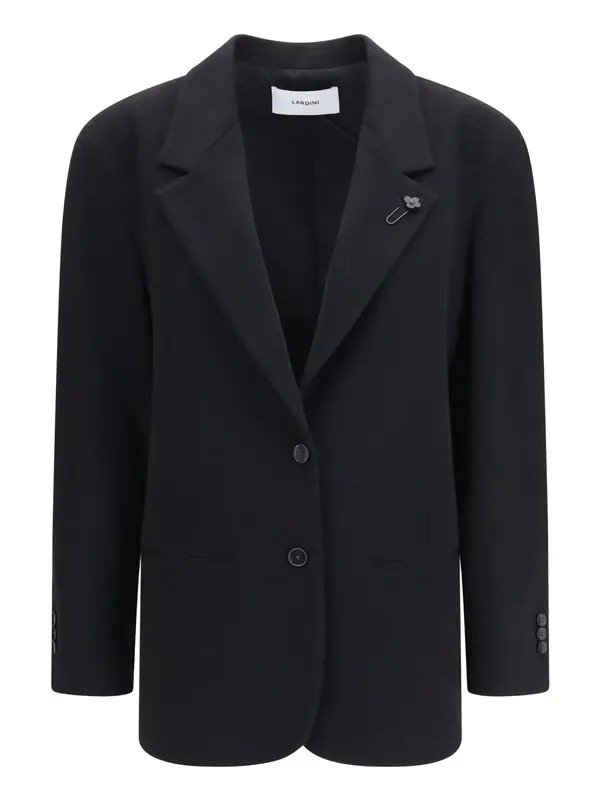 LARDINI Cashmere Blazer - Black